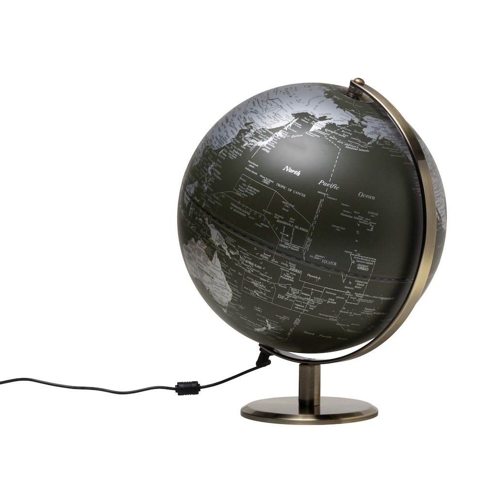 Moj dom: Globus Green 10" - Gentlemen's Hardware